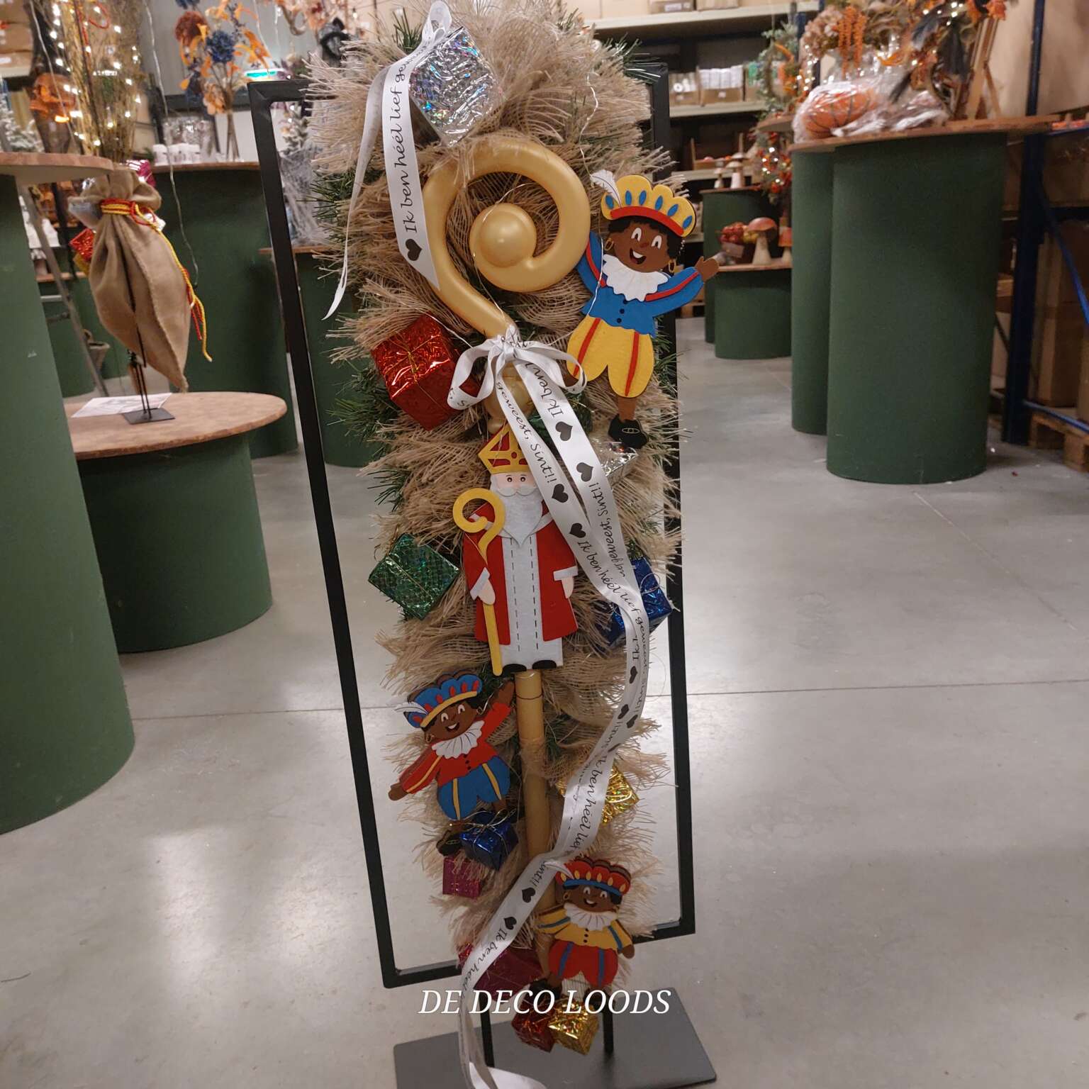 Sinterklaas deurhanger decoratie. - De Deco Loods